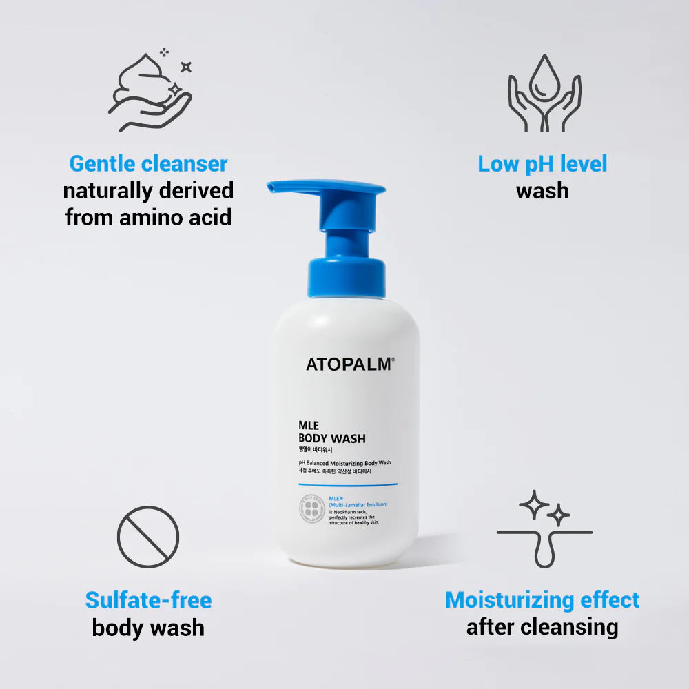 ATOPALM MLE Body Wash, a Low pH newborn hypoallergenic body wash and ...
